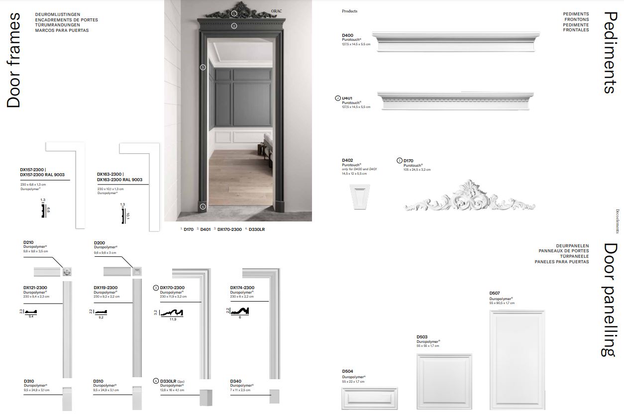Orac Decor Door Frame Architrave Panel Mouldings