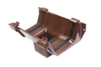Brown Corniche Terrain Upvc Plastic Gutters