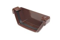 Brown Corniche Terrain Upvc Plastic Gutters
