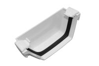White Corniche Terrain Upvc Plastic Gutters