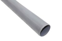 Grey Polypipe 82mm Round Downpipe - Angel Plastics