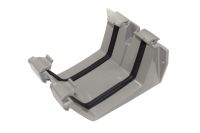 Grey Corniche Square Terrain Upvc Plastic Gutters