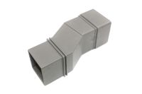 Grey Corniche Square Terrain Upvc Plastic Gutters